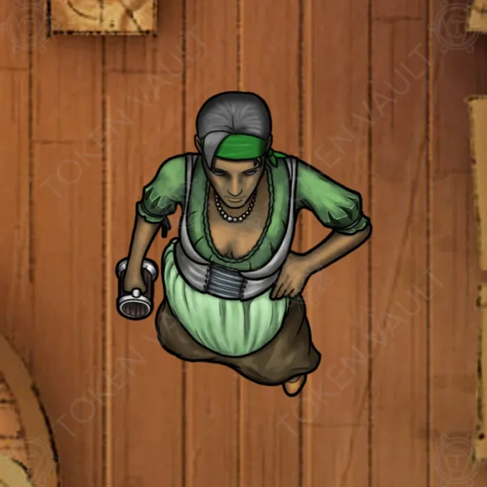 Female Barkeeper - The Token Vault