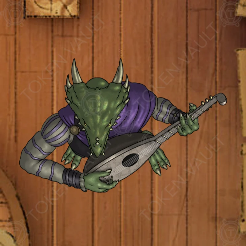 Dragonborn Bard - The Token Vault