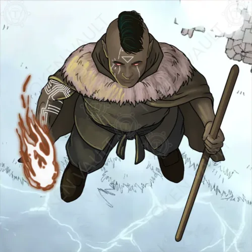 Female Warlock - The Token Vault