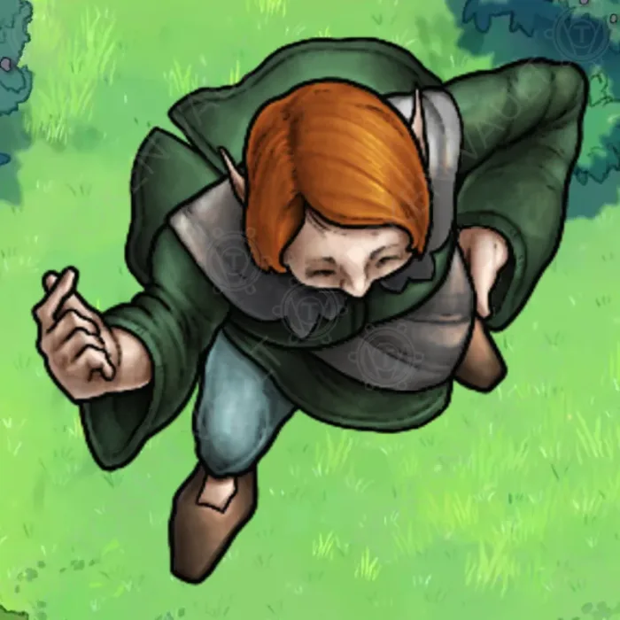 Elf Female Commoner - The Token Vault