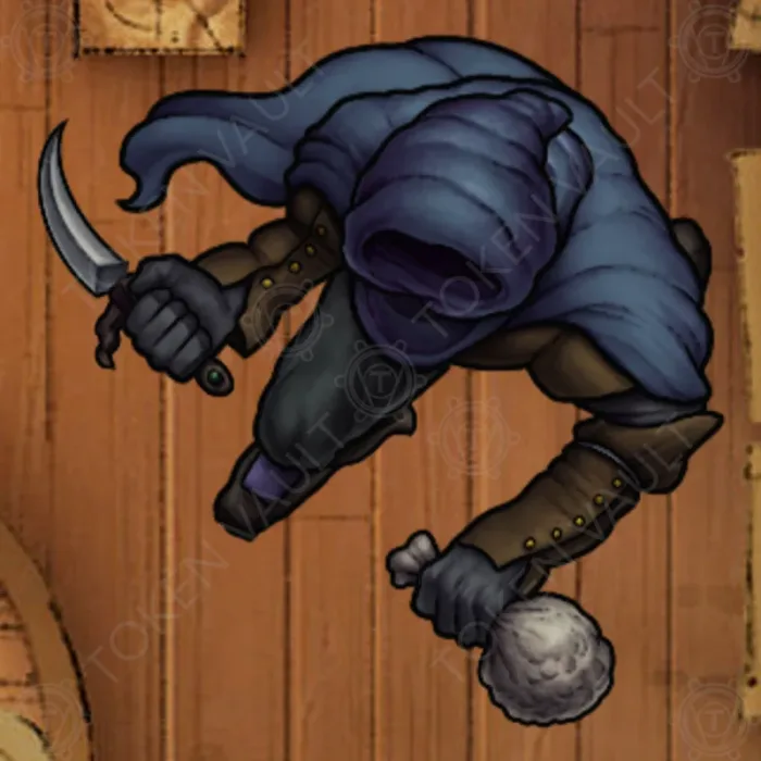 Female Elf Thief - The Token Vault