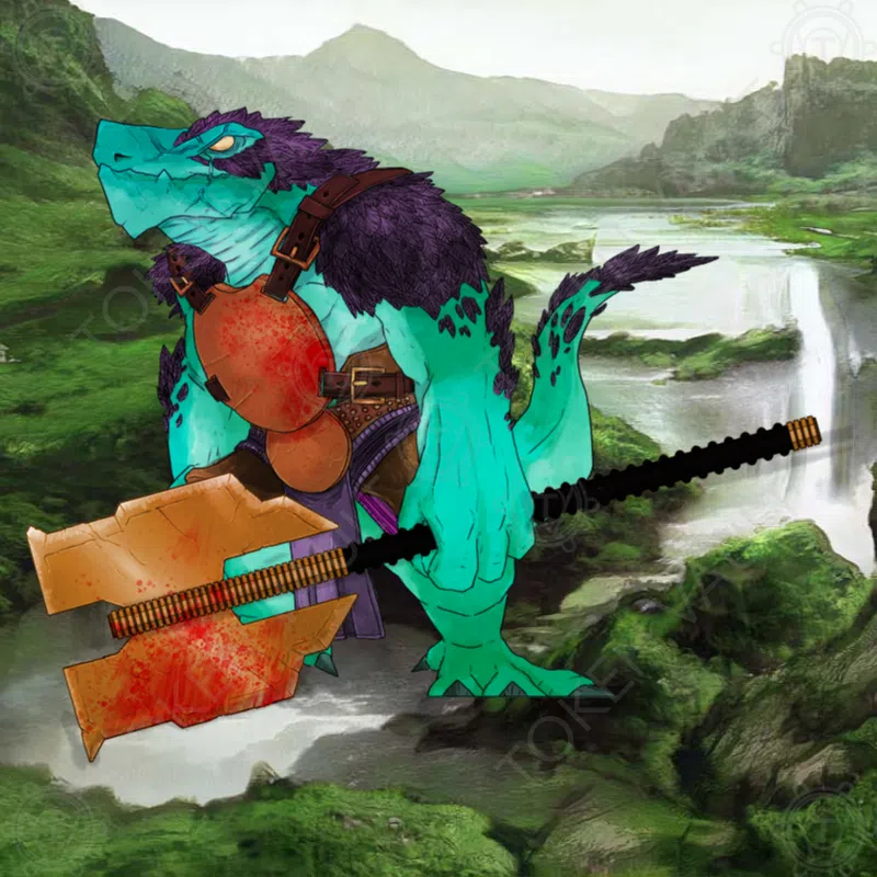 The Feathered Fury - Portrait - The Token Vault