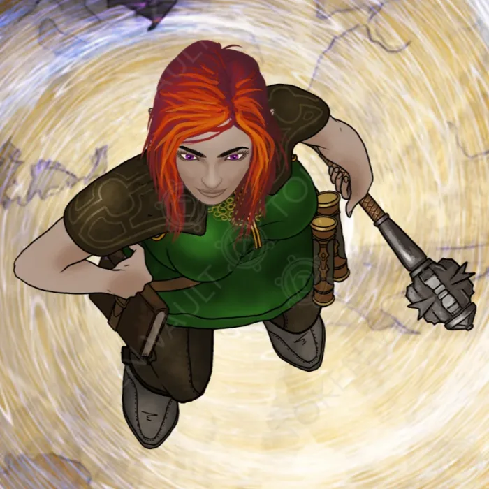 Female Warlock - The Token Vault