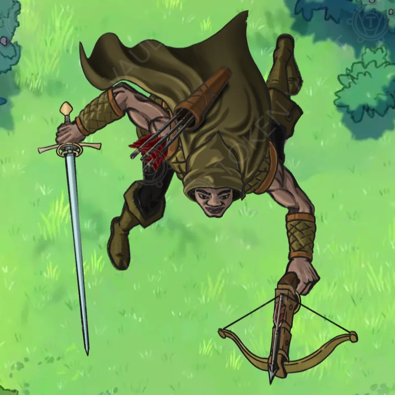 Half Elf/Human Rogue - The Token Vault