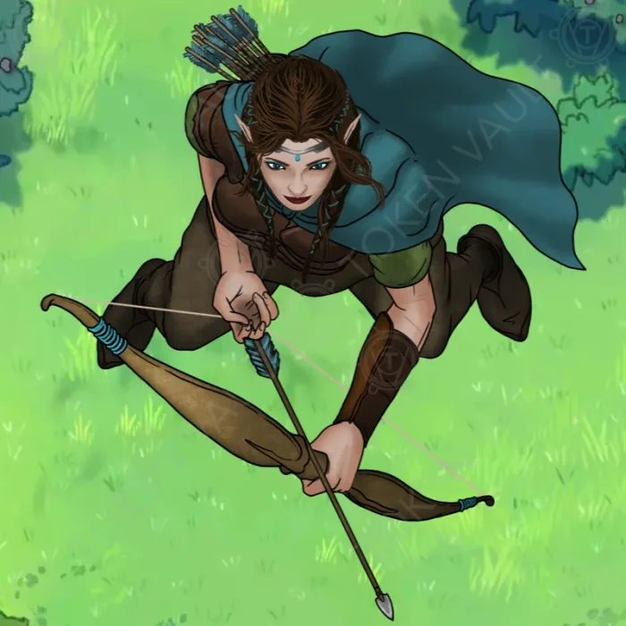 Half Elf Ranger - The Token Vault