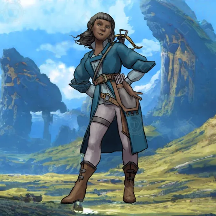 Half-Elf Rogue (Female) - The Token Vault