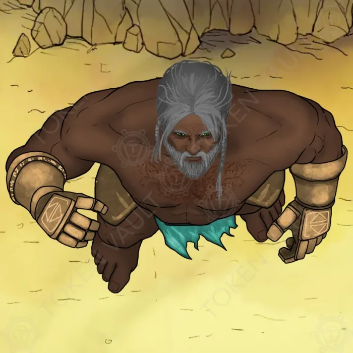 Half Giant Barbarian - The Token Vault