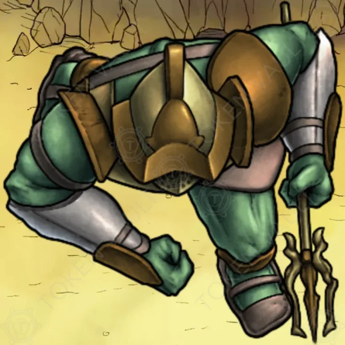 Half Orc Gladiator - The Token Vault
