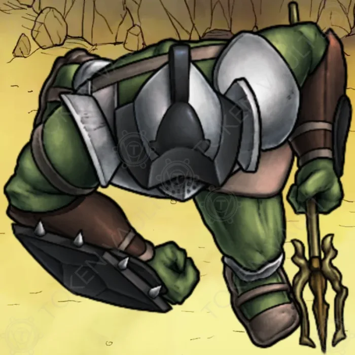 Half Orc Gladiator - The Token Vault