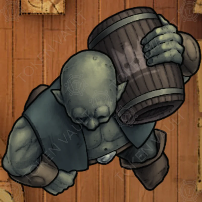 Half-Orc Commoner - The Token Vault