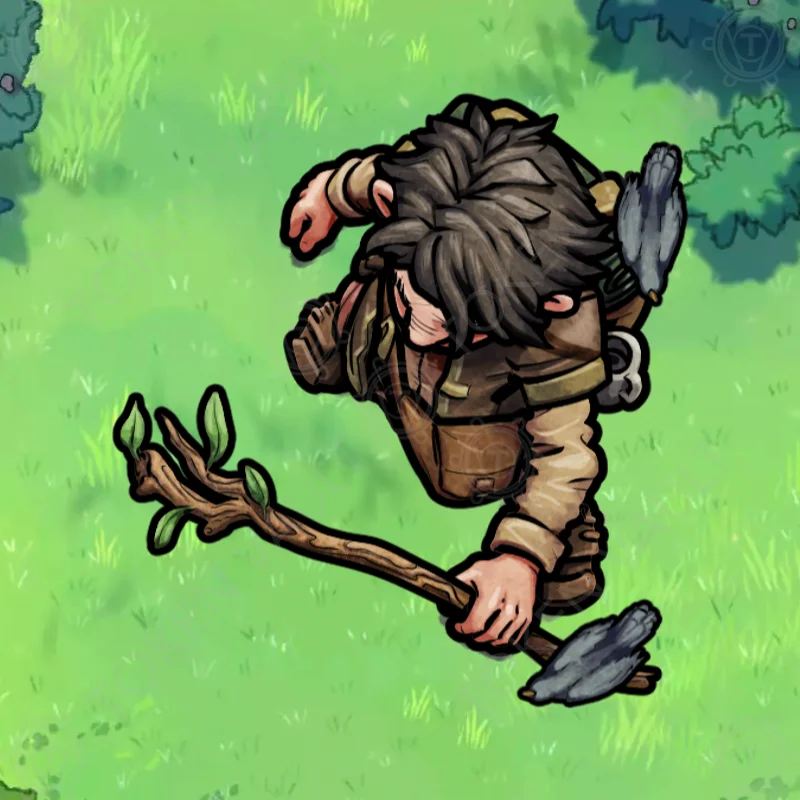 Halfling Druid (Male) - The Token Vault