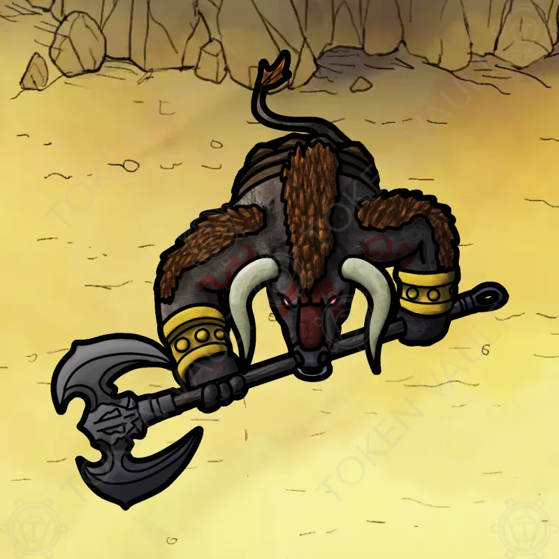 Minotaur Warrior - The Token Vault