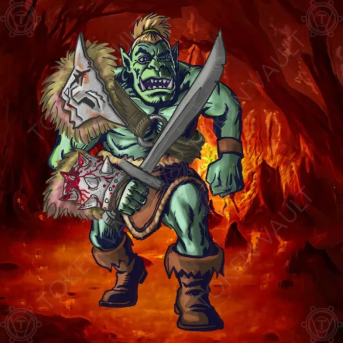 Orc Warrior - The Token Vault