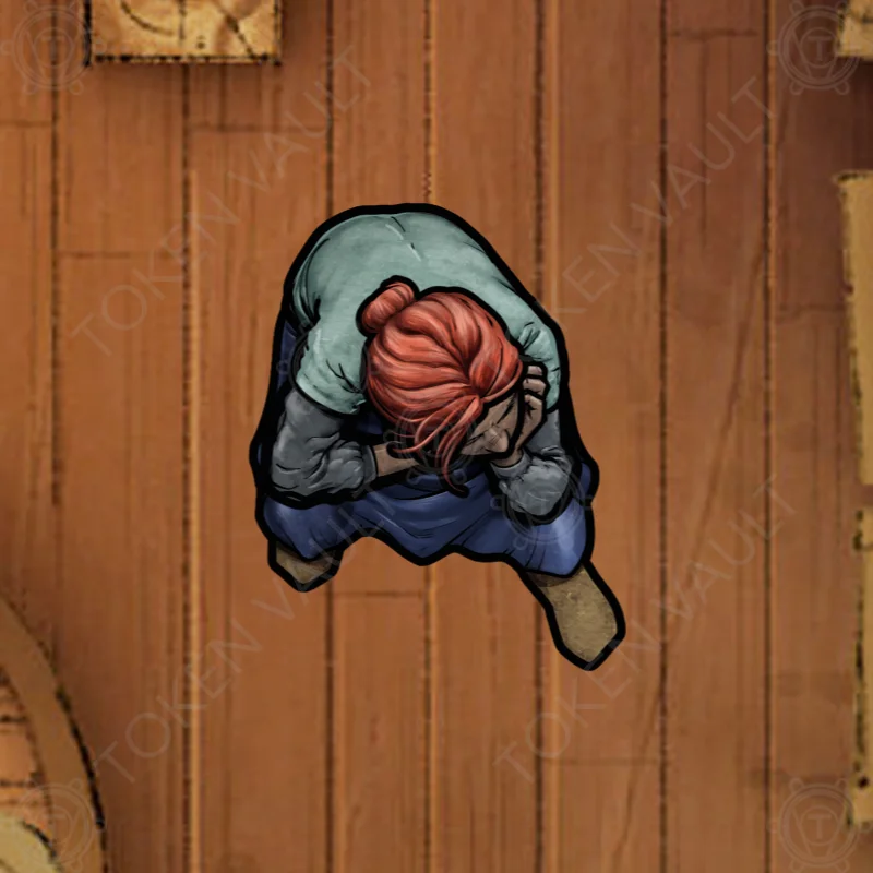 Sitting Female - The Token Vault