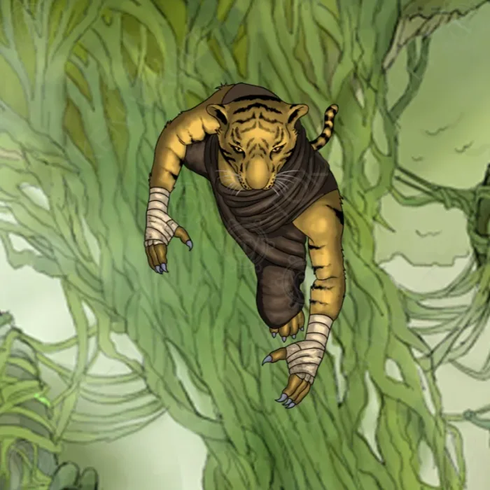 Tabaxi Monk - The Token Vault