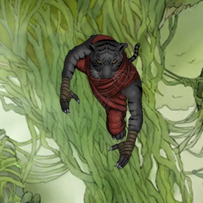 Tabaxi Monk - The Token Vault