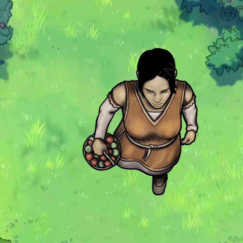 Female Villager (Tom Cartos) - The Token Vault