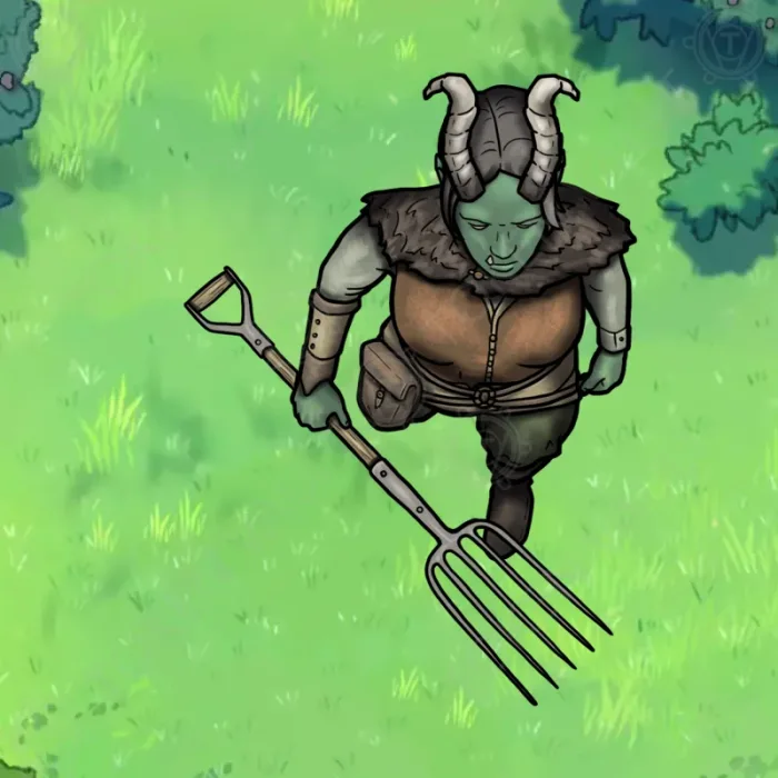 Female Villager (Tom Cartos) - The Token Vault