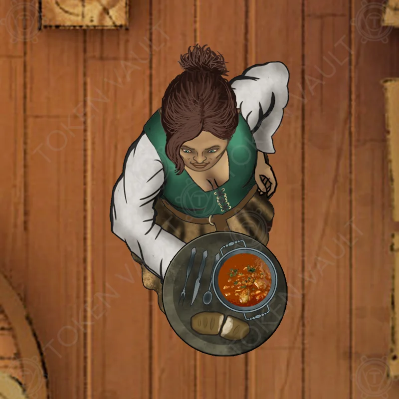 Bar Waitress - The Token Vault